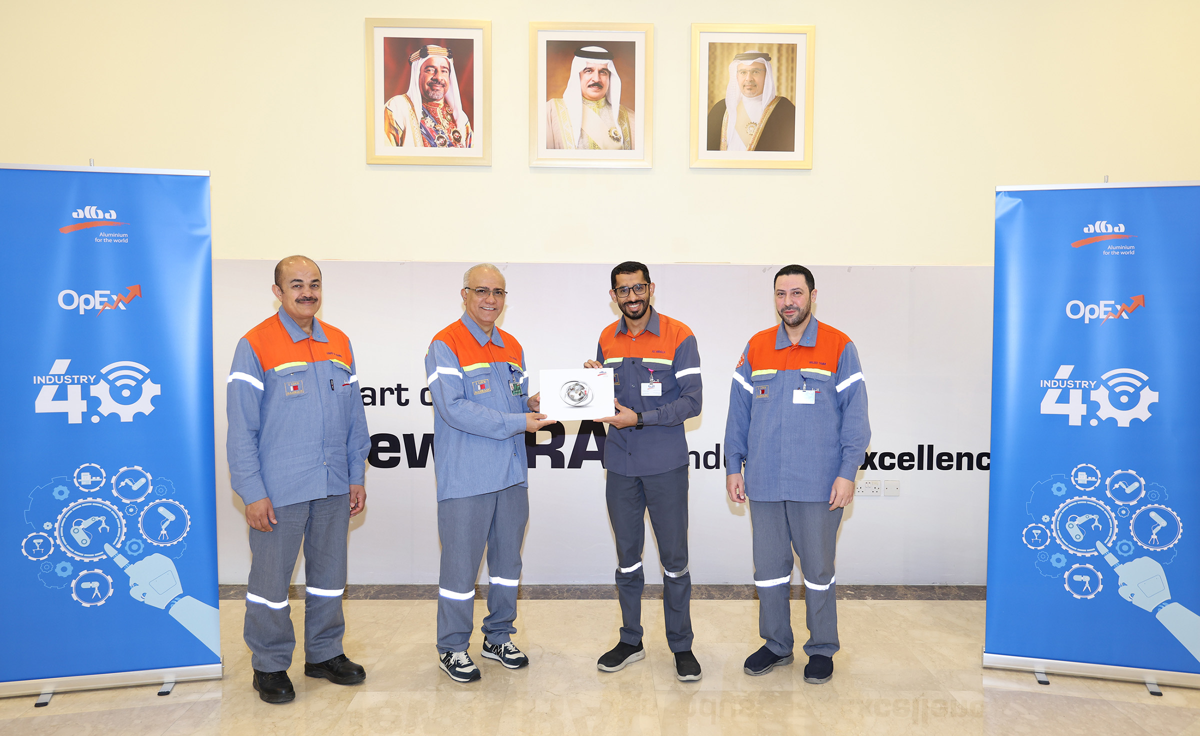 Alba CEO awards 65 employees on completing Industry 4.0 training courses