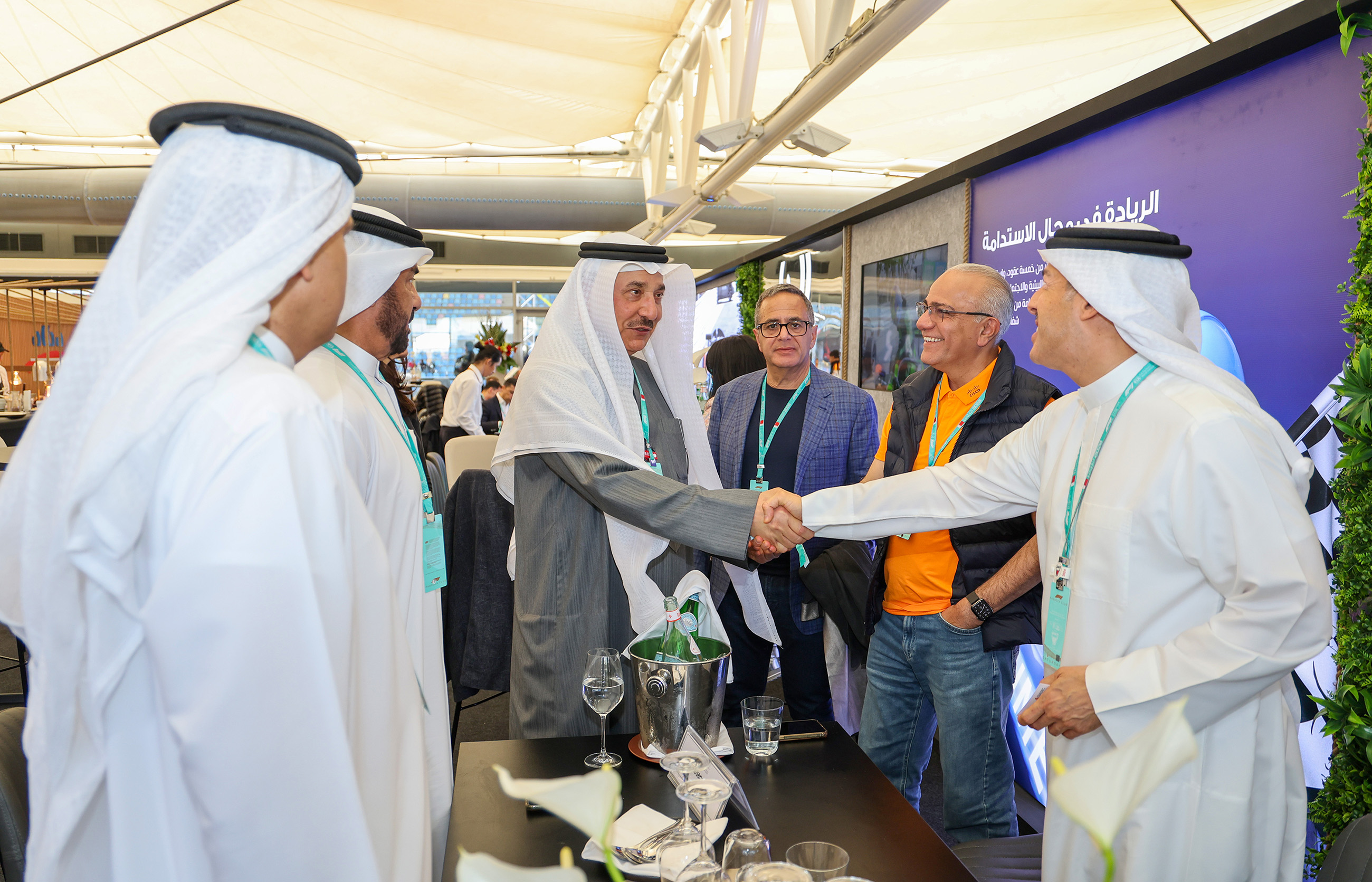 Alba hosts top officials and key clients at the 2024 Formula 1 Gulf Air ...