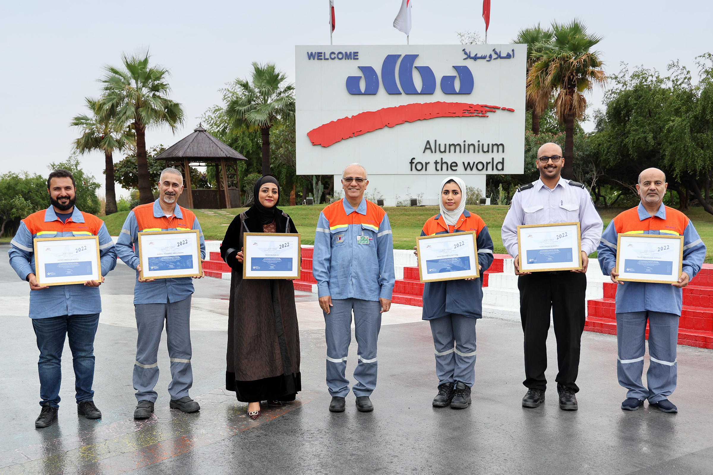 Seven national employees awarded by Alba CEO for their inspirational ...